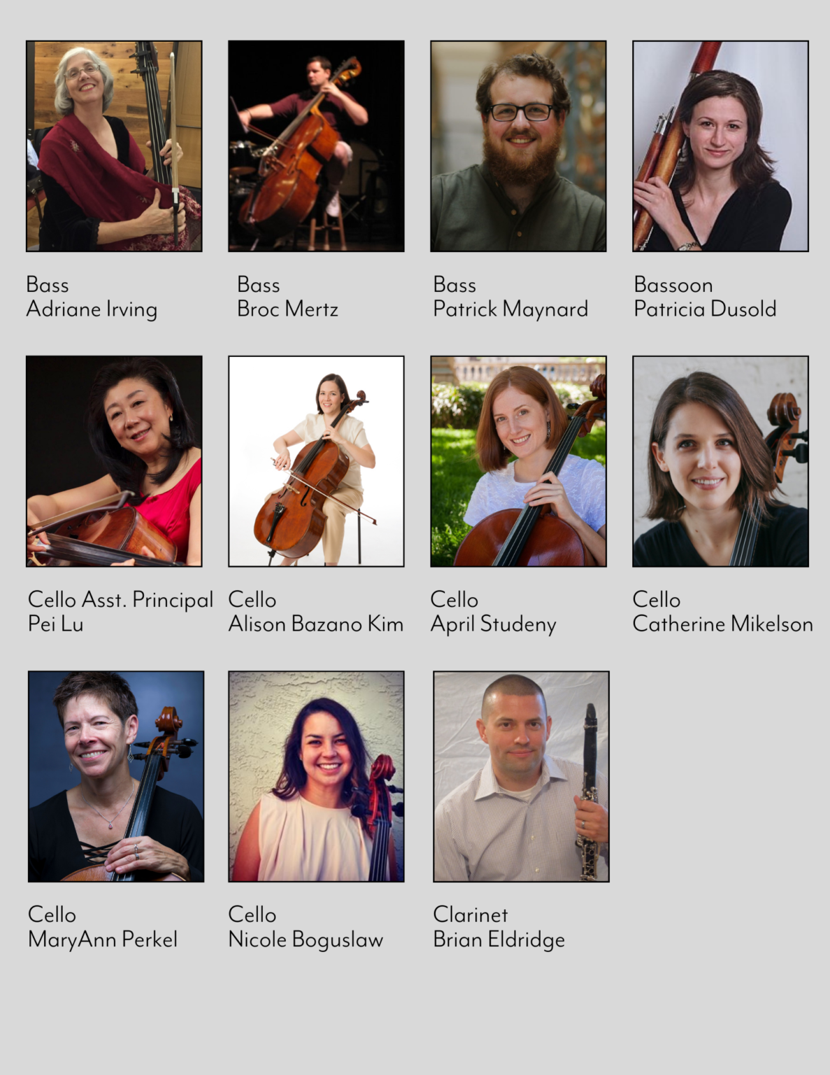Musicians Available to Sponsor - Annapolis Symphony Orchestra